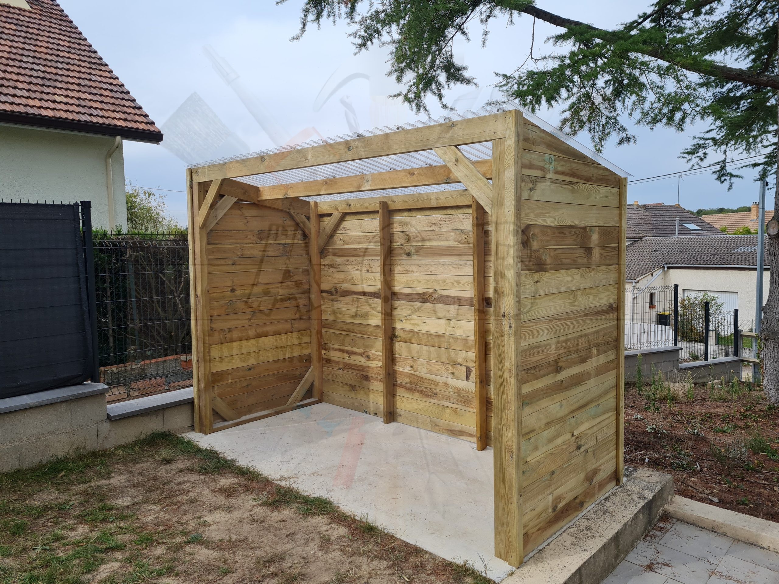 Abri bûches - Agencement Concept Bois